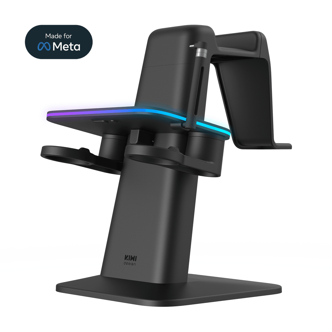 RGB Vertical Charging Stand for Meta Quest 3/Quest 2/Quest Pro