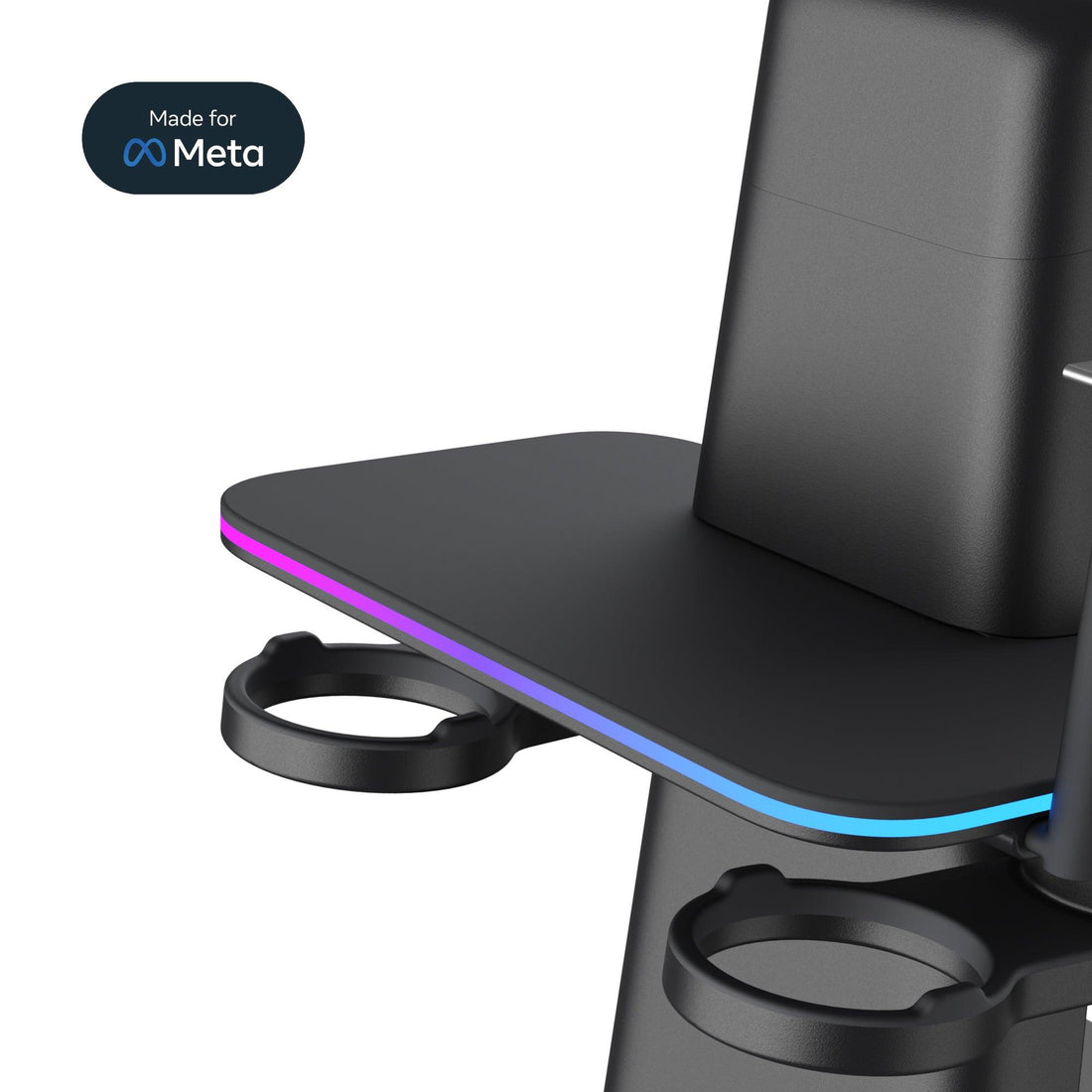 RGB Vertical Charging Stand for Meta Quest 3/Quest 2/Quest Pro